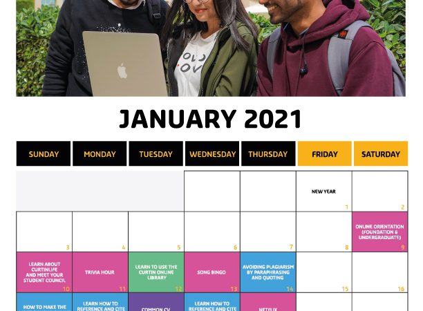 Event Calendar - Curtin Dubai Student Life