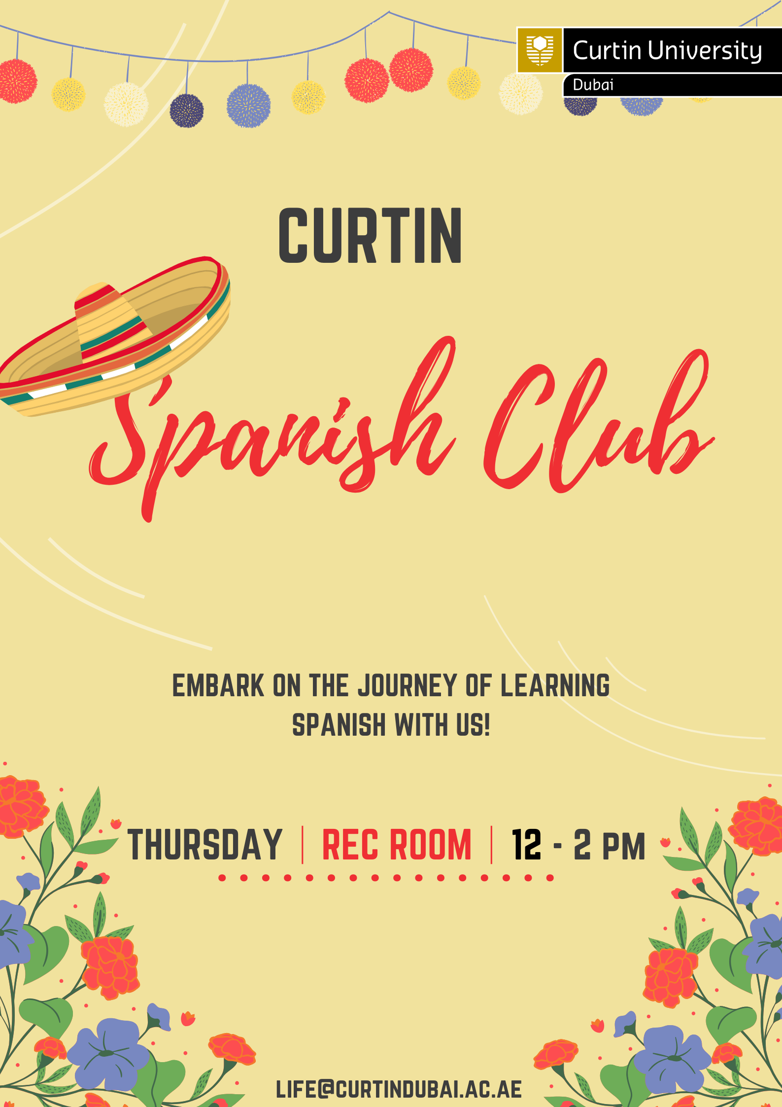 Spanish Club - Curtin Dubai Student Life